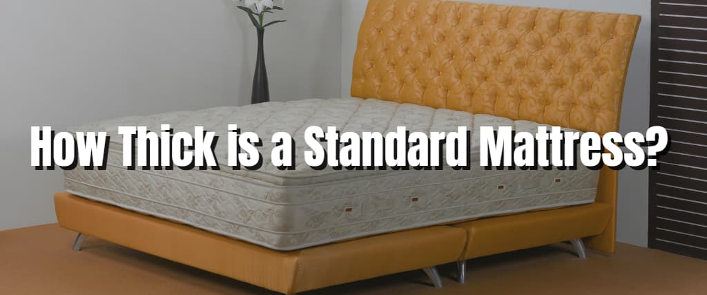 How Thick is a Standard Mattress? – MY Healthy Balance