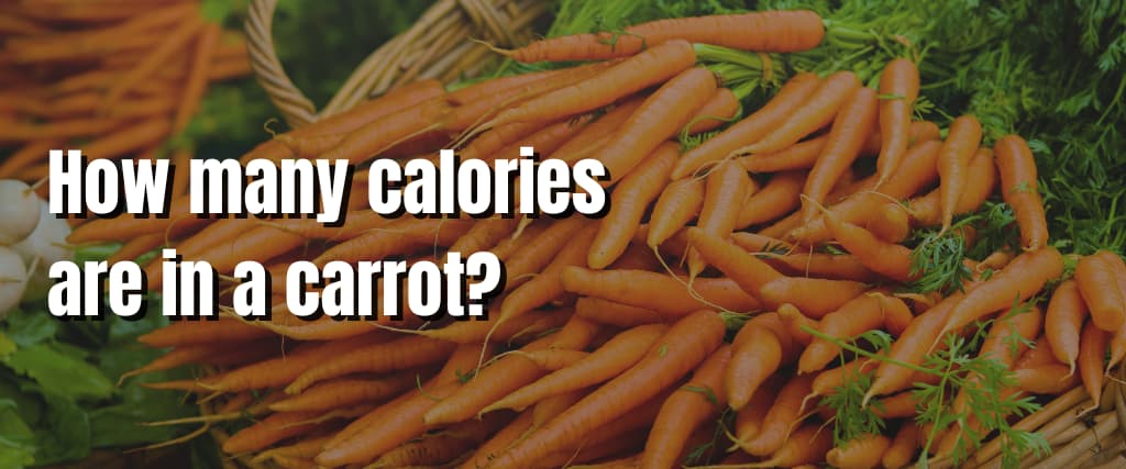 How many calories are in a carrot? – MY Healthy Balance