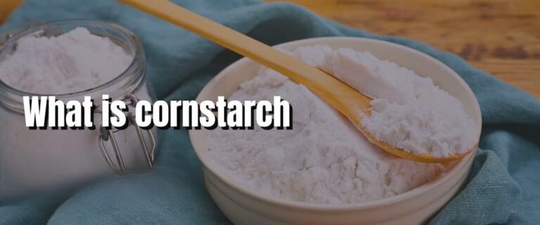 What is cornstarch – MY Healthy Balance